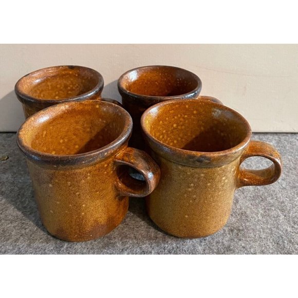 Mccoy | Dining | 4 Vintage Mccoy Stoneware Canyon Rim Mugs 412 Usa 556 ...